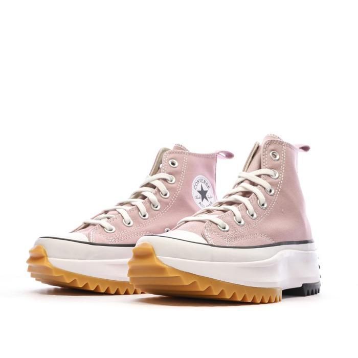 Baskets Roses Femme Converse Run Star Hike A05481C Rose - Cdiscount ...
