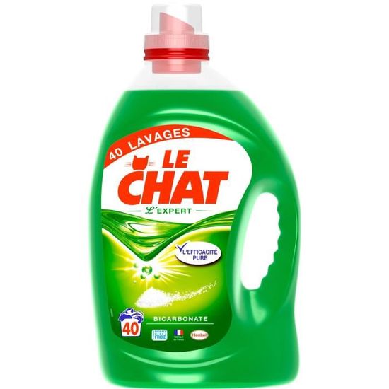 Lessive expert concentré 40 lavages 3L Le Chat - Cdiscount Au quotidien