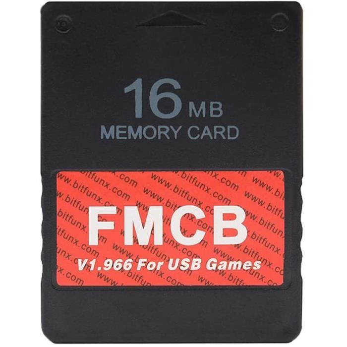 Mcboot fmcb v1.966 carte mémoire pour jeu usb ps2 8 mo 16 mo 32 mo 64 ...