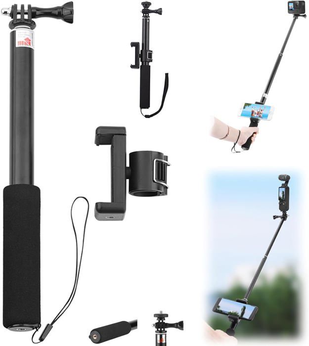 Osmo Pocket 3 Baton de Selfie Compatible avec DJI Osmo Pocket 3 Perche ...