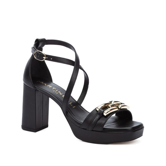 Sandales à talon femme Martinelli Lawrence black - Cdiscount Chaussures