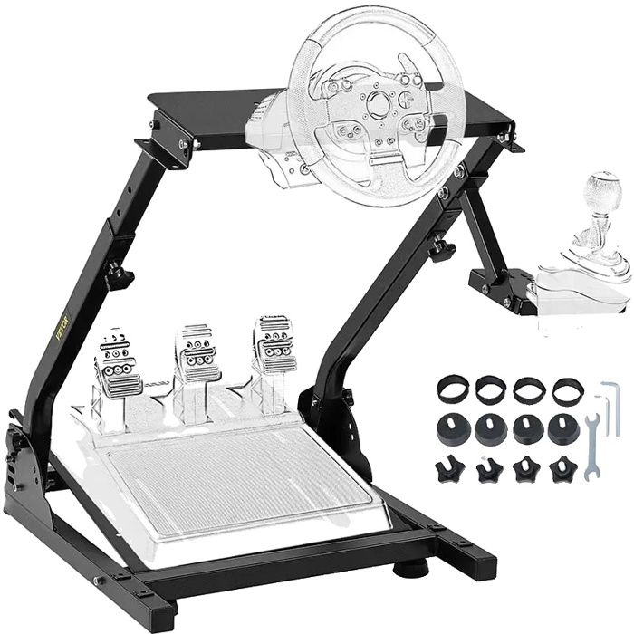 Support de volant de course, hauteur réglable 27"-31.5", acier carbone ...