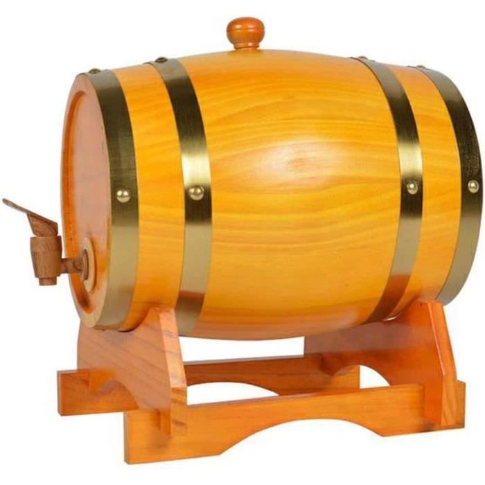 Decoration Vin Tonneau à vin en Bois de chêne, Distributeur de fûts de ...