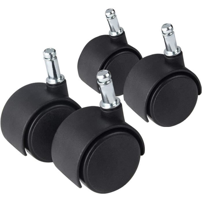 4X Roues Pivotantes,Roulettes De Meuble,1,5 Pouces Roulettes De Roue En ...