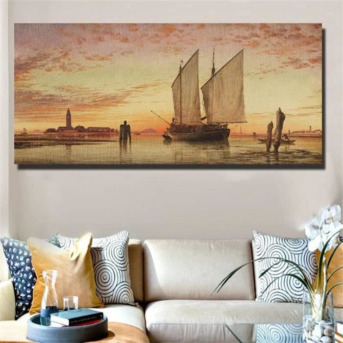 Diamond Painting Bateaux De Mer,Broderie Diamant Kit Complet,5D Diy ...