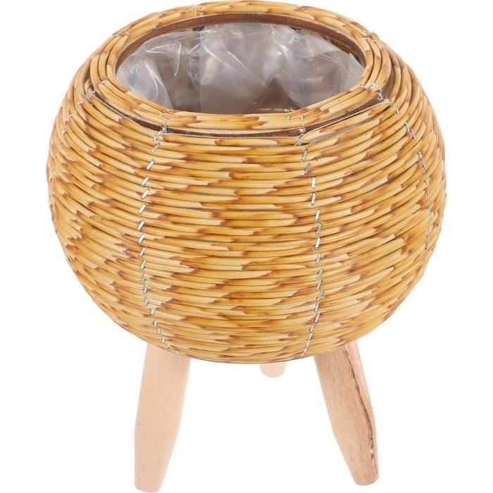 Support De Plante En Rotin Rotin Rond Support De Plante En Rotin De ...