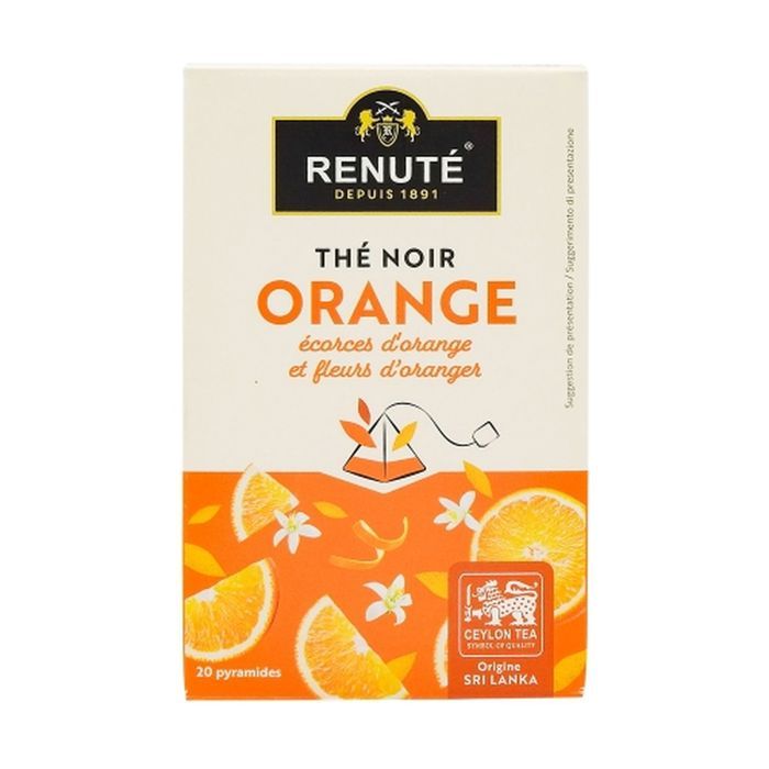 Renuté - Thé noir à l'orange - 20 sachets - Boîte 32g - Cdiscount Au ...