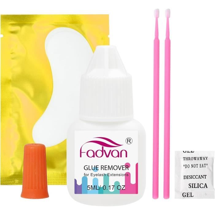 Dissolvant pour Cils Remover Forme Liquide Fluide Transparente, Douce ...