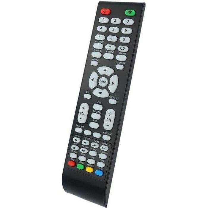 Télécommande de Remplacement SMART-TECH EXCLUSIV LE-2419D LE-32D7 LE ...