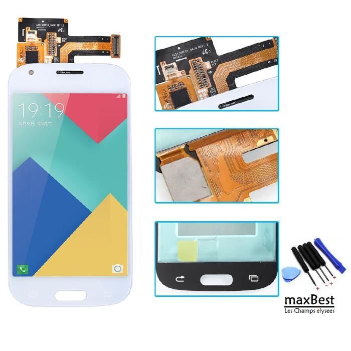 ECRAN LCD + VITRE TACTILE pour samsung Galaxy Ace 4 SM- G357 couleur blanc - Cdiscount Téléphonie