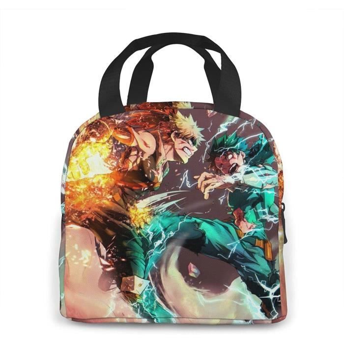 Sac à lunch réutilisable Mha Dabi - Noir - Adulte - Rectangulaire ...