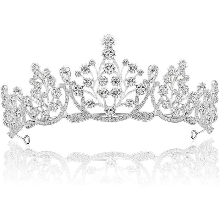 Tiara Cristal Couronne, Mariage Couronne Diadème pour Mariage Vintage ...