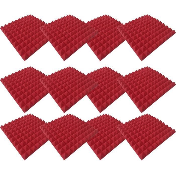 Mousses Acoustiques 30 * 30 * 2,5cm, Mousse Acoustique Panneau ...