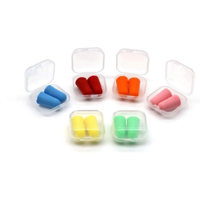 Bouchons doreille, 6 couleurs bouchons doreilles pour la protection ...