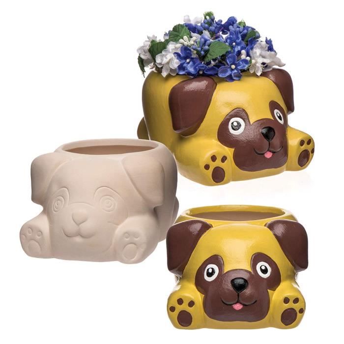 Pots de fleurs en céramique - Baker Ross - Boîte de 2 - Décorables ...