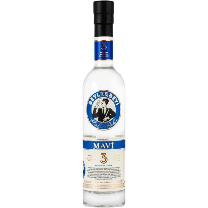 Beylerbeyi - Mavi Raki 35cl - Eau de Vie Turque Aromatisée à l'Anis ...