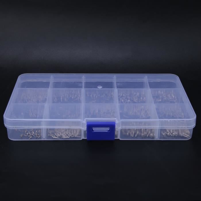 Vis autotaraudeuse - Cikonielf - Lot de 100 - Inox - Tête fraisée - Empreinte cruciforme ...