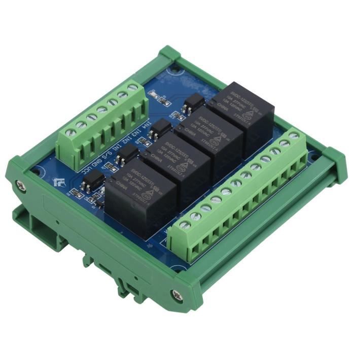 Cikonielf Module relais 4 canaux Module de relais à 4 canaux Carte d ...