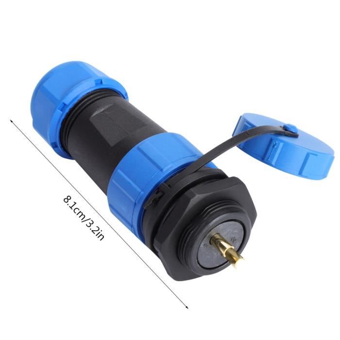 Connecteur - DILWE - SP21 - Étanche IP68 - 2 broches - Prise multiple ...