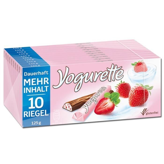 Ferrero Yogurette, bars, chocolat, 10 piéces - Cdiscount Au quotidien