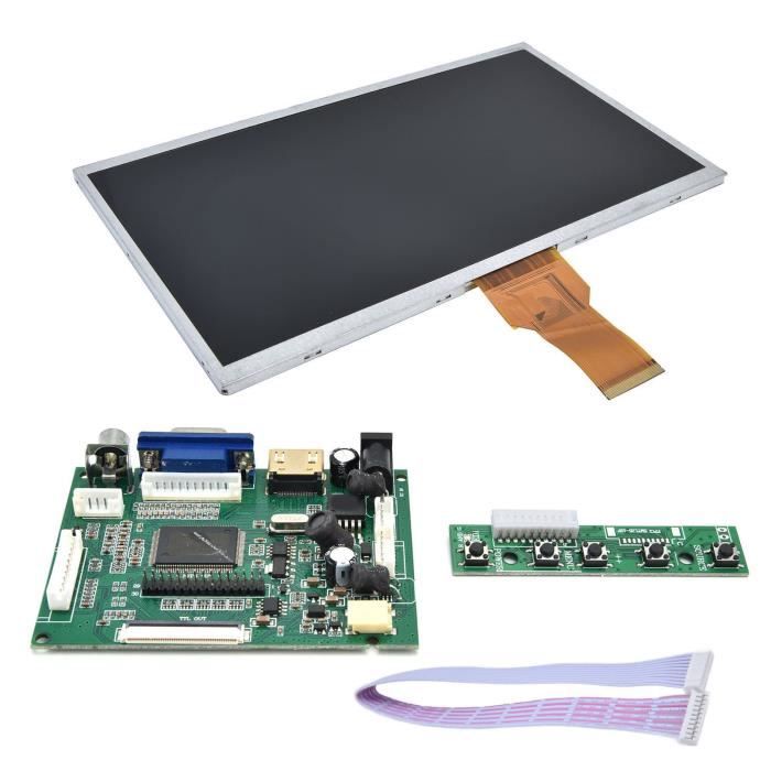 HURRISE Écran TFT Module d'Écran d'Affichage LCD TFT 10 po Interface ...