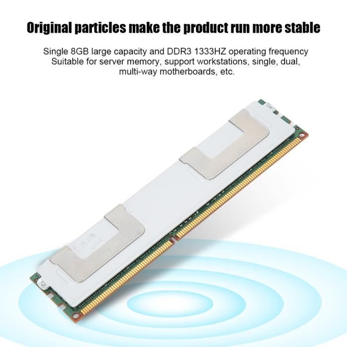 Mémoire PC RAM 8 Go PC3-10600R DDR3 1333MHZ 2R * 4 ECC REG - Cdiscount ...