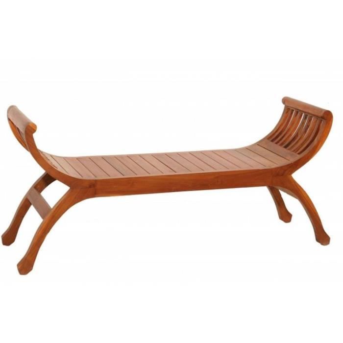 Banc 2 places yuyu design BUN natural Inside75 - Cdiscount Maison