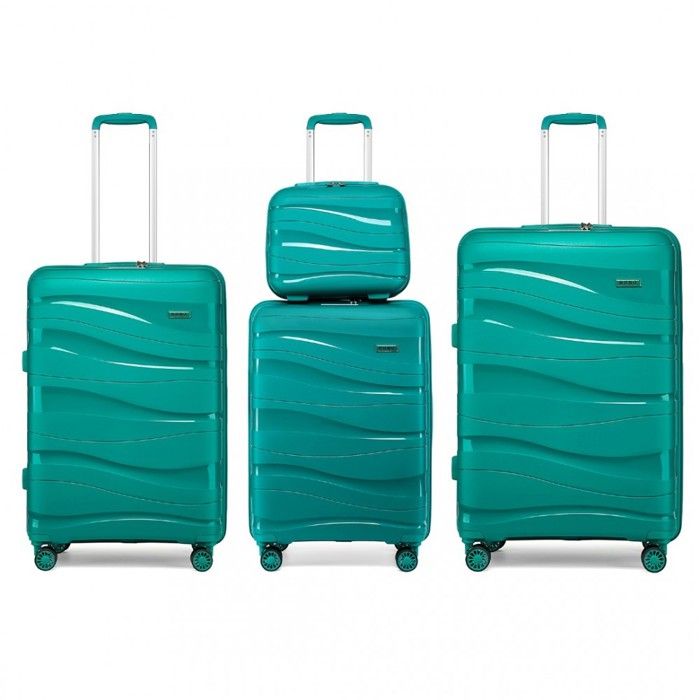Set de 4 Valise de Voyage (34/55/66/76cm) Ultra Légère Rigide Valise ...