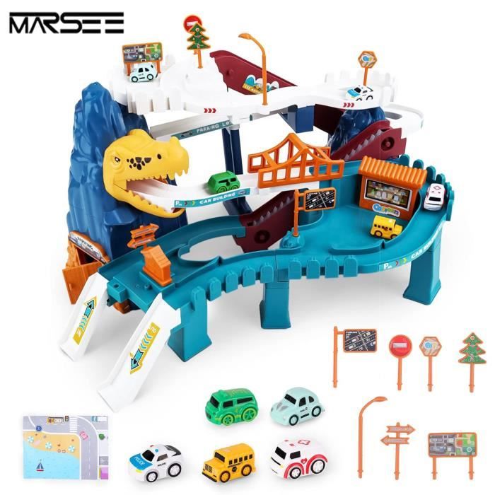 MARSEE - Piste De Voiture Jouet Enfant - Circuit Jeu Dinosaure - 5 ...