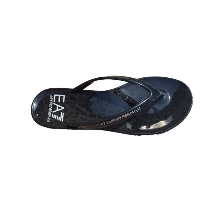 Tongs femme ea7f FQ006 X K090 Noir / Léopard - Cdiscount Sport