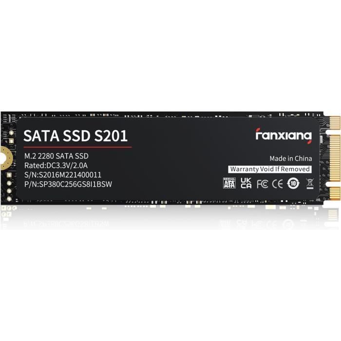 S201 512Go Ssd M.2 Sata Ssd Disque Interne, Cache Slc, 3D Nand, M.2 ...