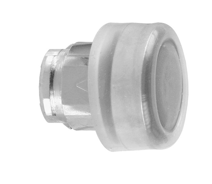 Tête pour bouton-poussoir noir avec capuchon transparent Ø 22 mm ...