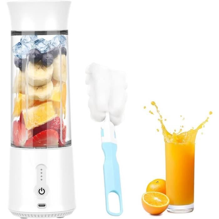 Gobesty Mini Blender Mixeur Portable, 500ml Blender Smoothie Shaker ...