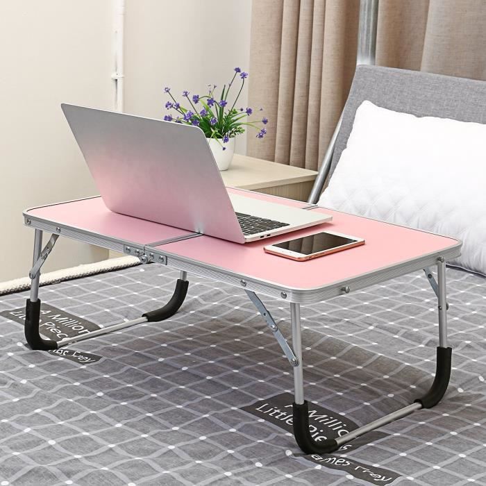TEMPSA Table d'Ordinateur Portable Pliable en Alliage d'Aluminium Table ...