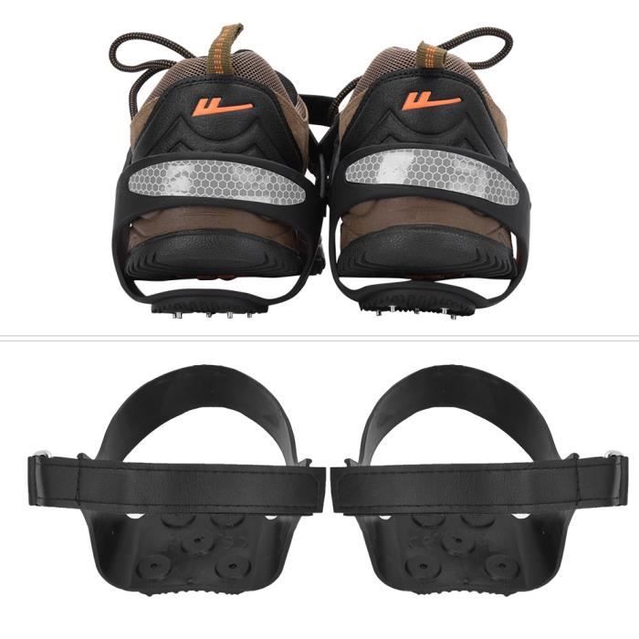 JIA Couvre-chaussures antidérapant neige alpinisme avec bande ...