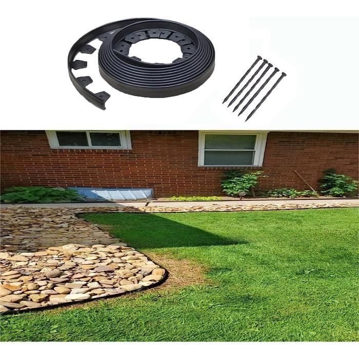 Bordure De Jardin Flexible 10 M, Bordures De Jardin [5 Cm-10 Cm De Haut ...