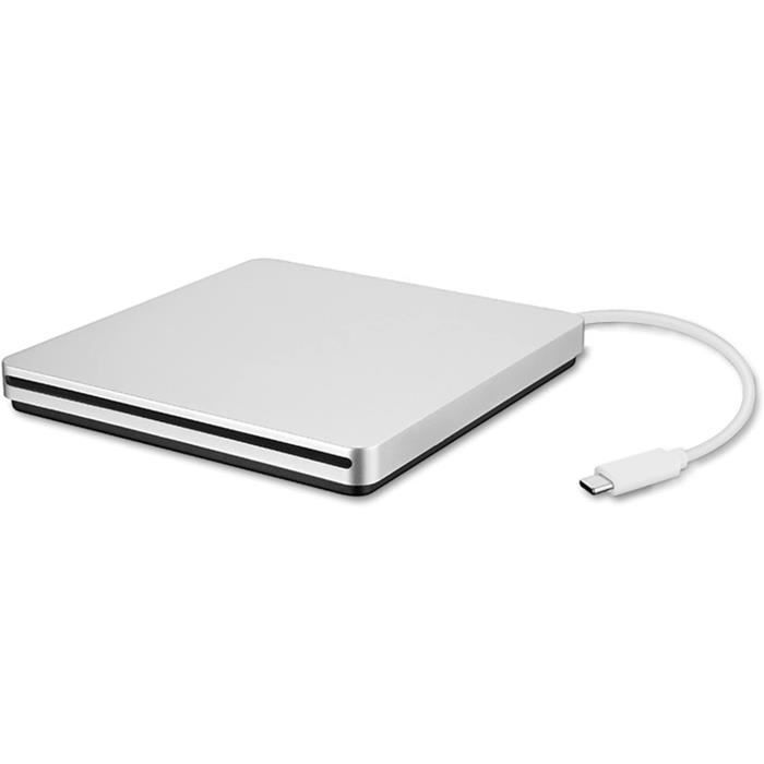 Lecteur De Cd Dvd Externe De Type C Ultra-Mince Avec Fente Classique ...