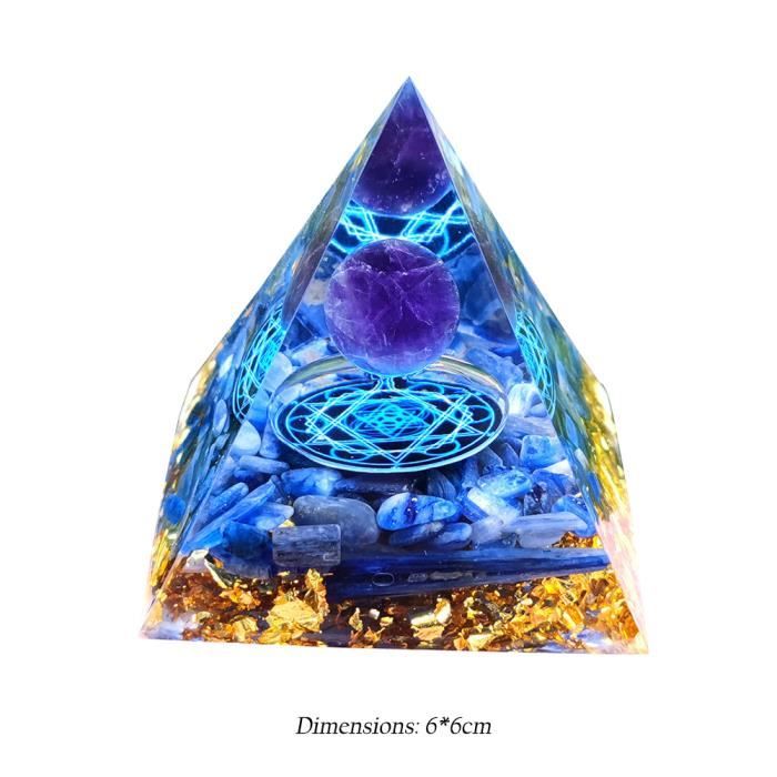 PIERRE VENDUE SEULE,Crystal Pyramid V--Pyramide Orgonite en pierre ...