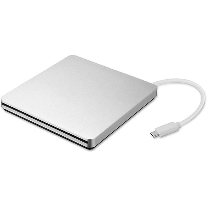 Lecteur De Cd Dvd Externe De Type C Ultra-Mince Avec Fente Classique ...