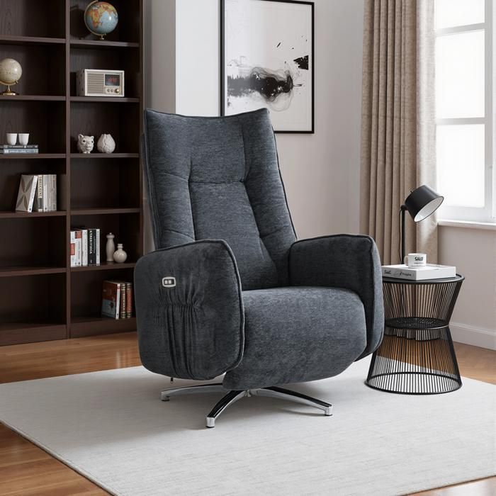 Fauteuil Relax Inclinable - Pivotant 360° - Repose-pieds réglable ...