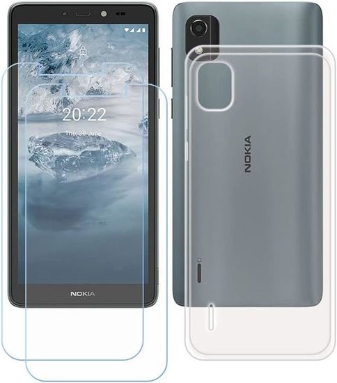 Coque pour Nokia C2 2nd Edition 2 Protecteurs d'écran en Verre Trempé ...