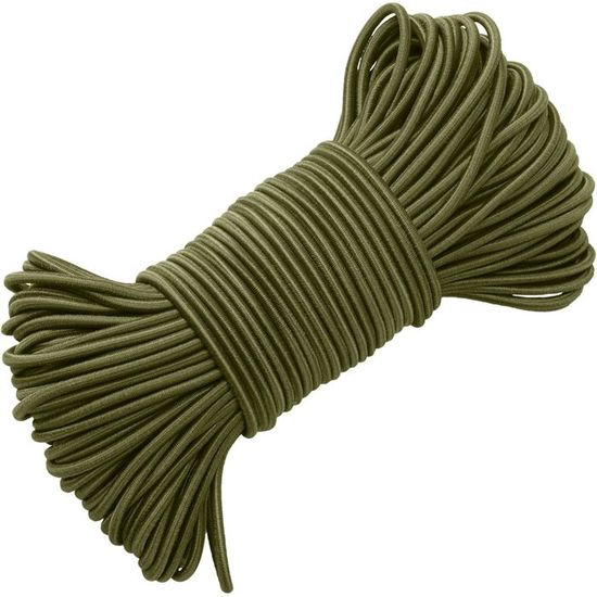 PRETEX Corde Elastique 3mm Vert - Tendeur Élastique 30m pour Attache ...