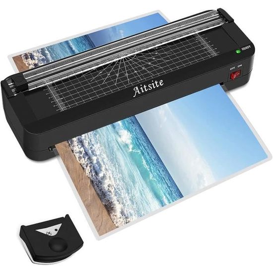 Plastifieuse A4 A5 A6, 4 en 1 Photo Machine à Plastifier avec ...