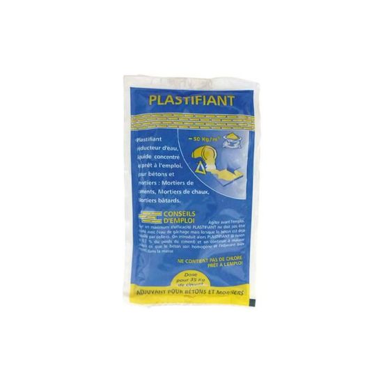 Adjuvant Plastifiant pour béton et mortier - 12 KG - Cdiscount Bricolage
