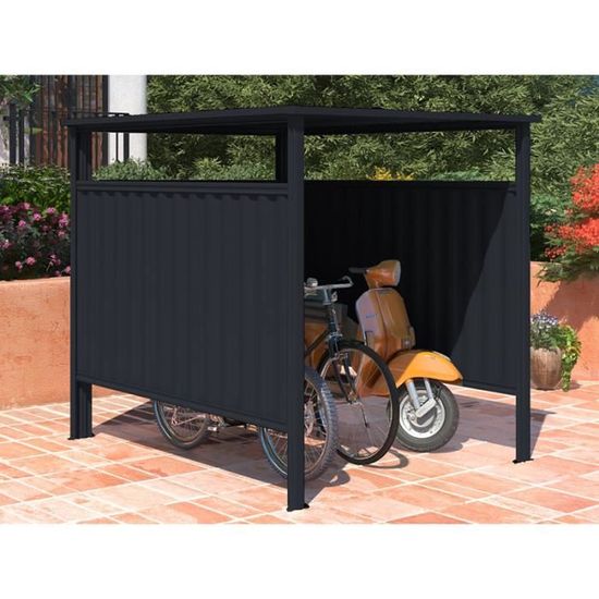 Abri á vélos 1,8x2,03x1,93m, Anthracite Dancover Abris pour voiture ...