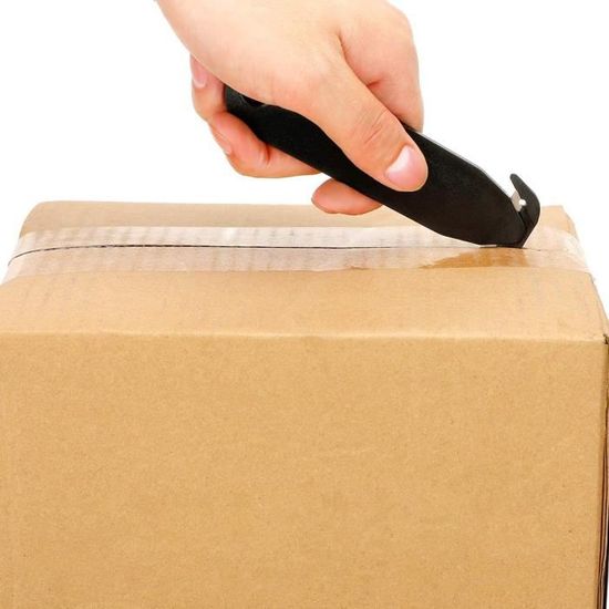 Ouvre-paquet en acier inoxydable EJ.LIFE - Cutter de sécurité pour l ...