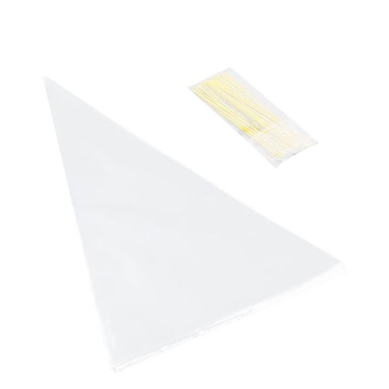 300pcs Fashion Triangle Package Bag Transparent Food Creative Candy ...