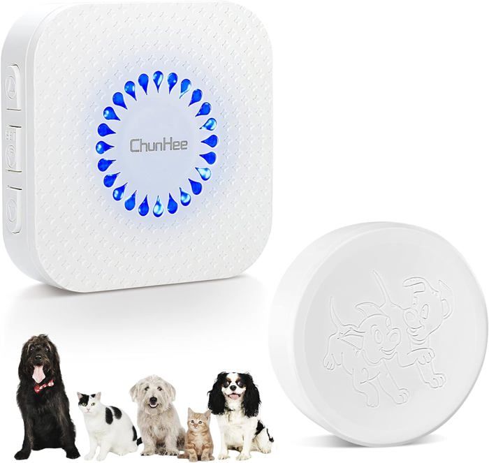 Sonnette Pour Chat/Chien Buzzer Chien De Dressage Carillon De Porte ...