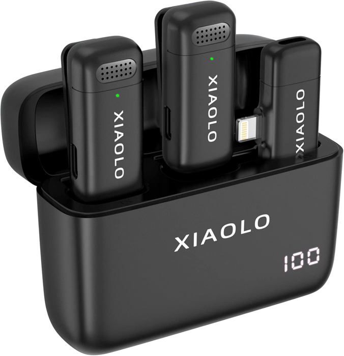 Micro Cravate Sans Fil Pour Iphone,Microphone À Pince À Réduction De ...