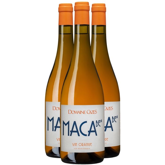 Domaine Cazes Côtes Catalanes Macabeo Orange 2024 - Vin Blanc du ...